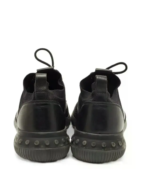 TOD'S Knit Leather Sneakers