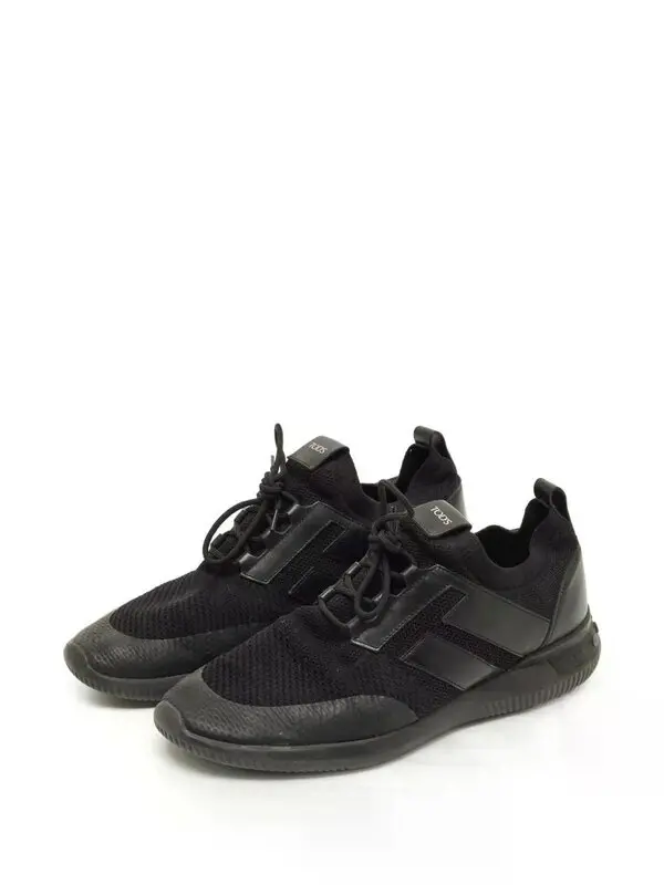 TOD'S Knit Leather Sneakers