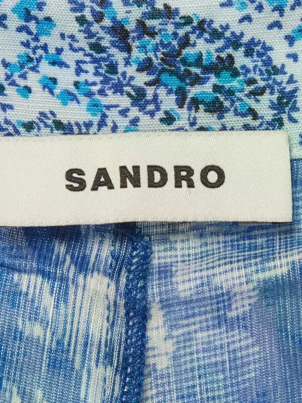 Sandro Floral-print Skort