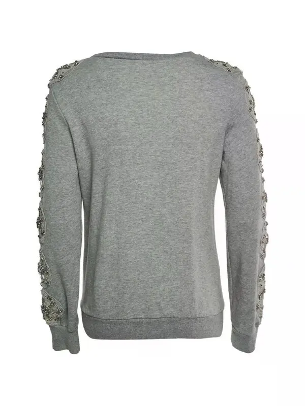 Givenchy Embroidered Floral Appliqué Sweatshirt