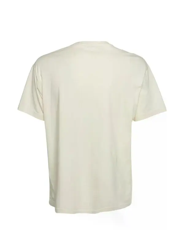 Kith Floral-embroidered Pocket T-shirt - Neutrals