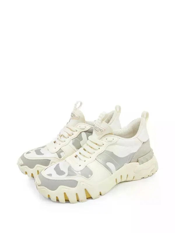 Valentino Garavani Rockrunner Camouflage Sneakers - Neutrals