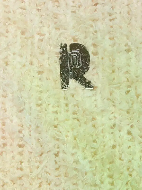 Rabanne Logo Plaque Fringed Knit Top