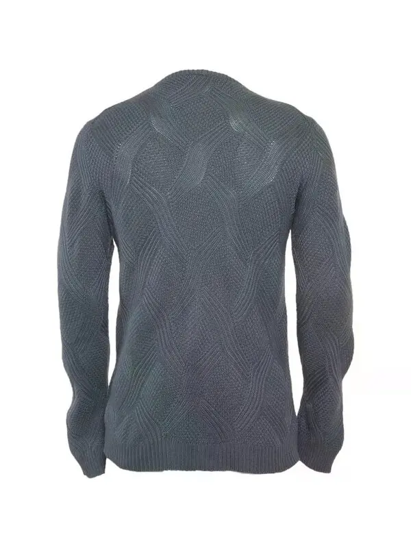 Giorgio Armani Patterned Knit Cashmere Jumper