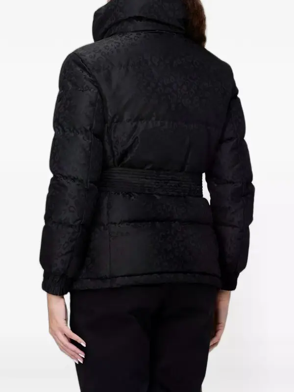 COLMAR High-neck Belted Puffer Jacket - Black