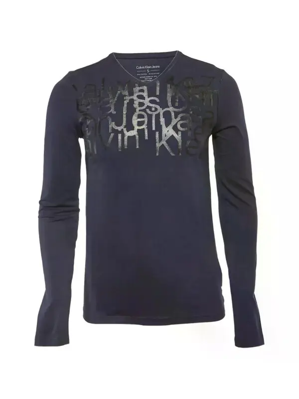 Calvin Klein Print V-neck Sweater
