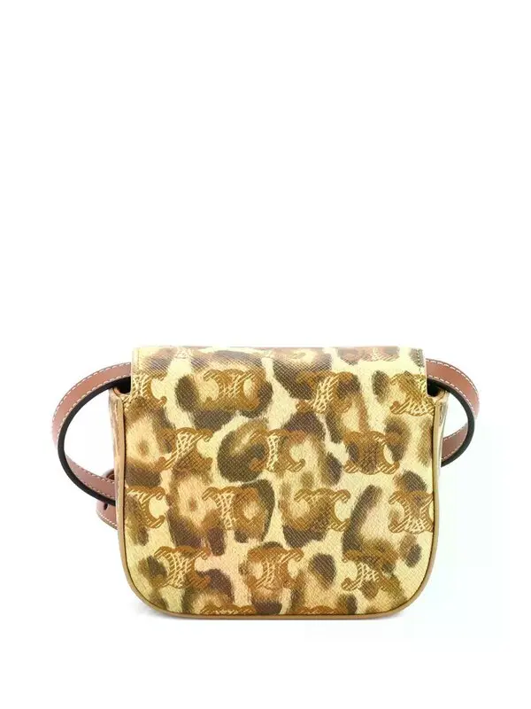 Celine Claude Triomphe Coated Canvas Mini Shoulder Bag