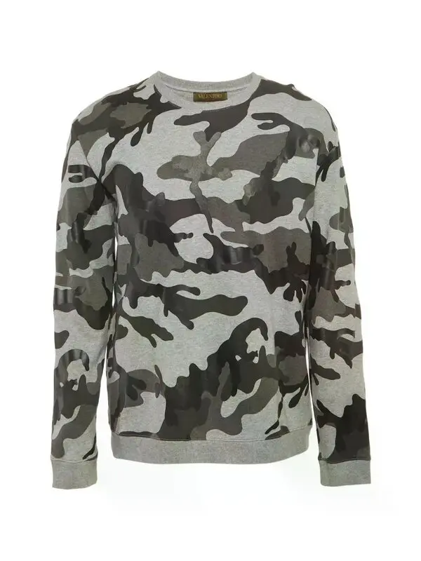 Valentino Garavani Camouflage Print Sweatshirt