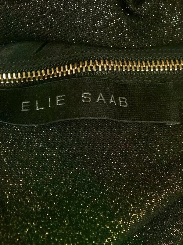 Elie Saab Lurex Bodysuit With Tulle Trim