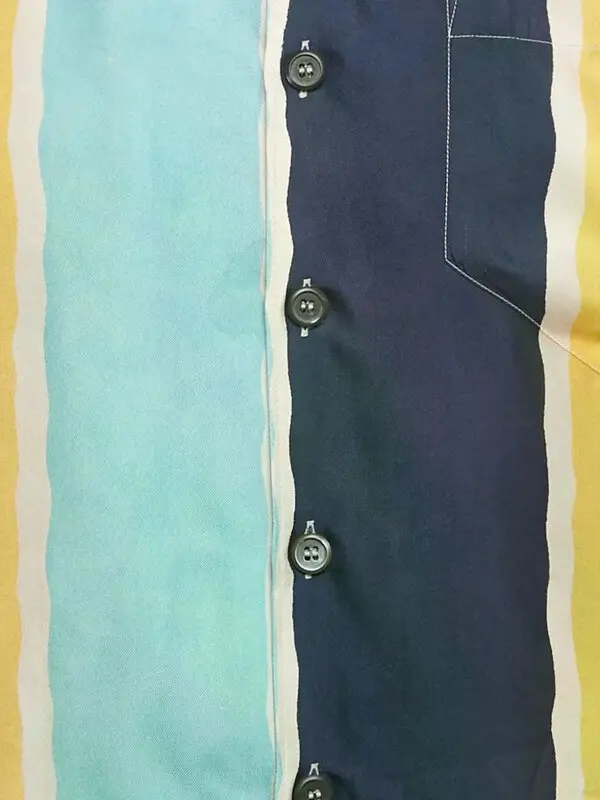 Prada Striped Bowling Shirt