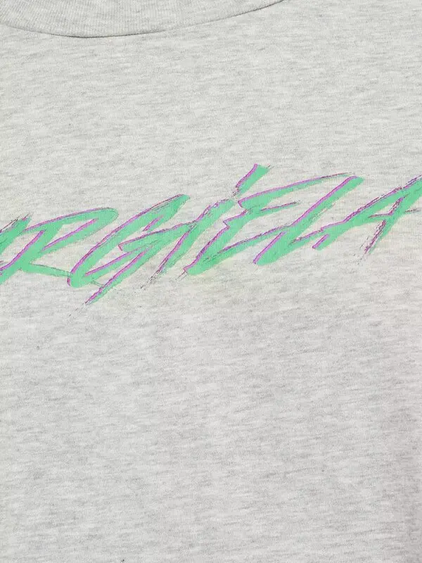 MAISON MARGIELA Cropped Logo T-shirt