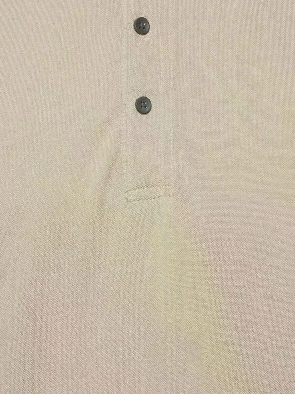 ALLSAINTS Logo-embroidered Pique Polo T-shirt - Neutrals