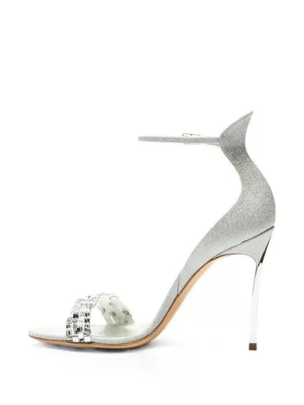 Casadei Blade Crystal-embellished Sandals