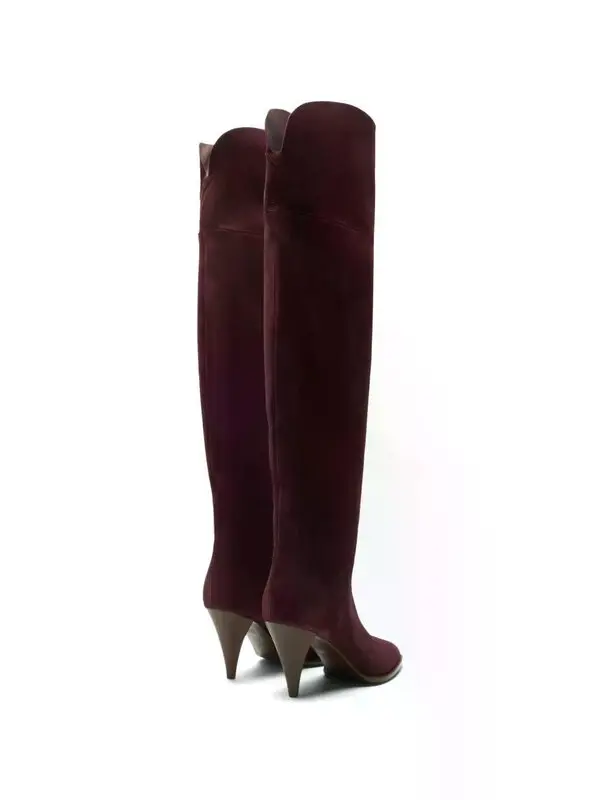 Casadei Venus Nomad Suede Over-the-knee Boots