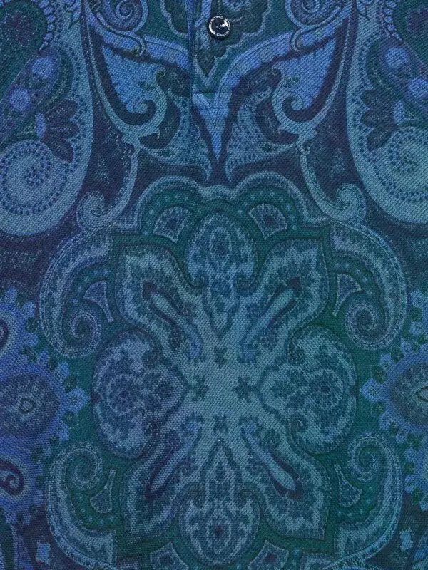 Etro Paisley-pattern Polo Shirt