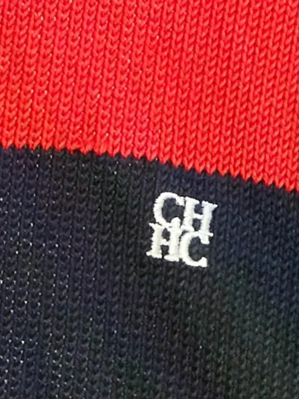 Carolina Herrera Striped Rib-knit Cotton Sweater - Red