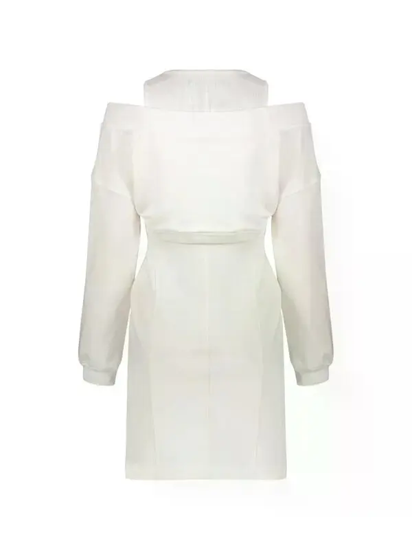 Alberta Ferretti Layered Cut-out Mini Dress