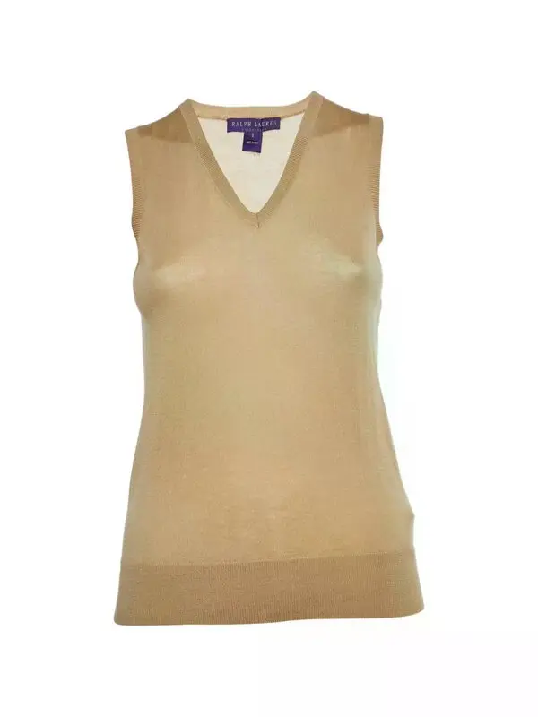 Ralph Lauren Purple Label V-neck Vest - Neutrals