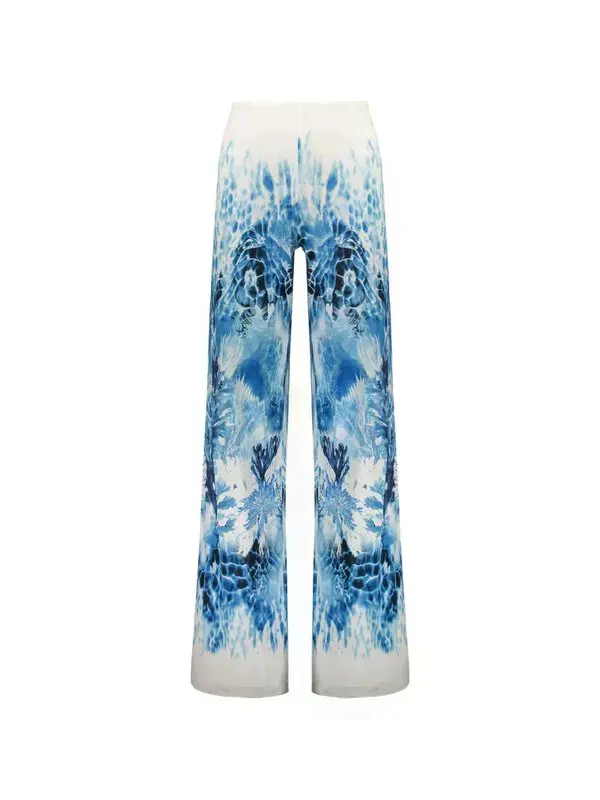 Alberta Ferretti Graphic Print Trousers