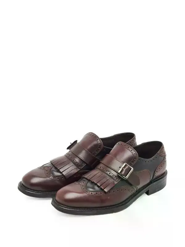 FERRAGAMO Genesis Fringe Detail Monk Shoes