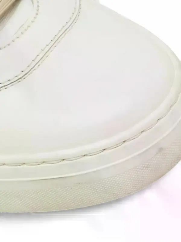 JIMMY CHOO Leather Lace-up Sneakers