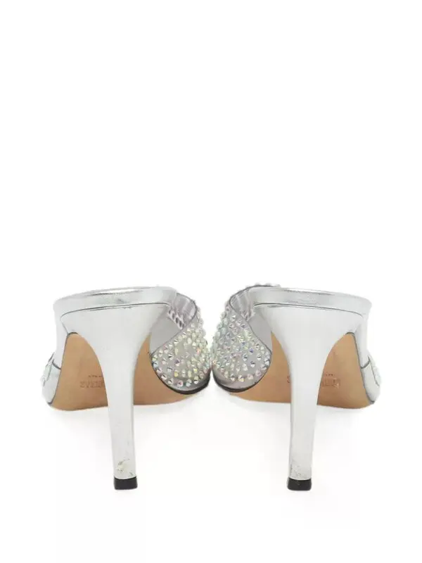 Paris Texas Hollywood Crystal-embellished Mules