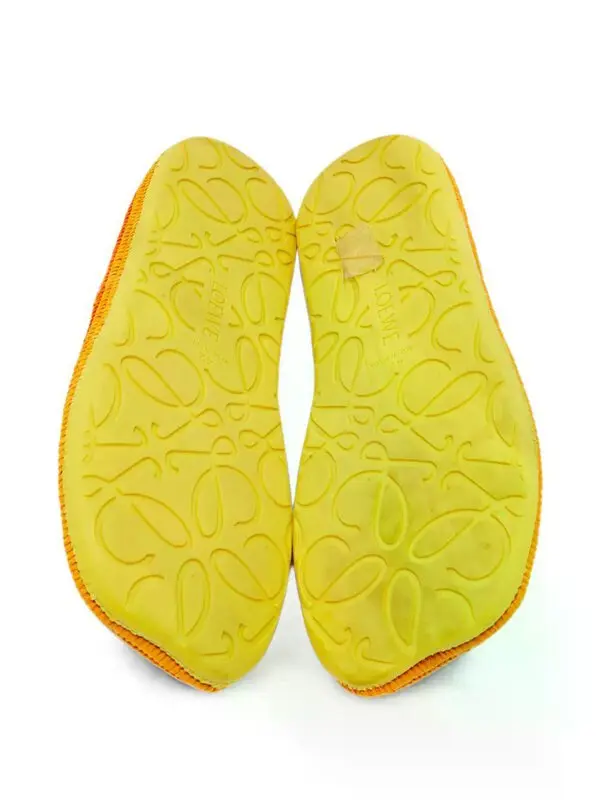 Loewe X Paula's Ibiza Shigra Suede Espadrilles - Orange