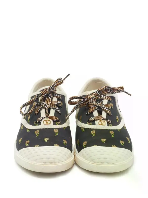 Valentino Garavani Chromathon Floral Print Sneakers