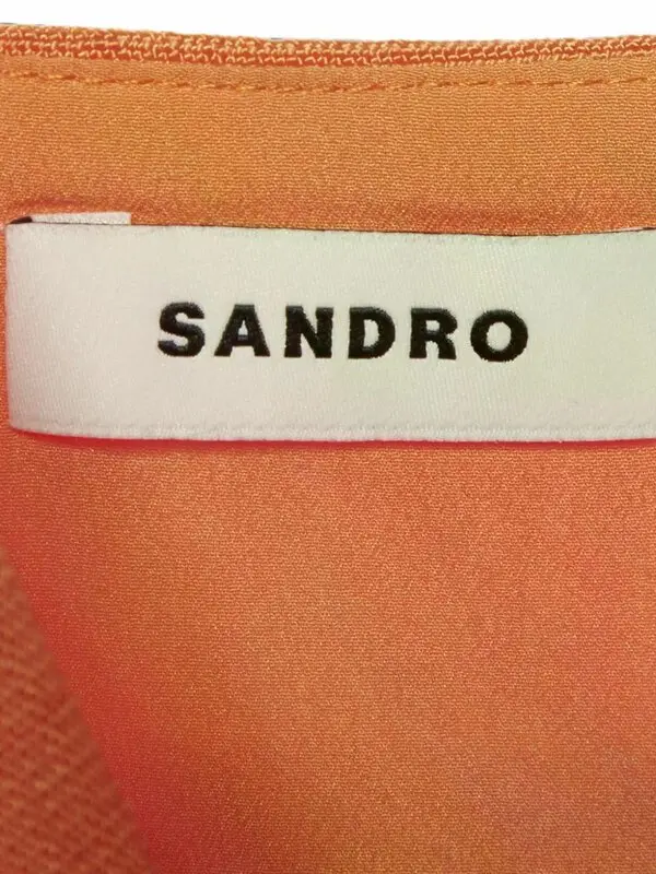 Sandro Gisele Ruffle Mini Dress