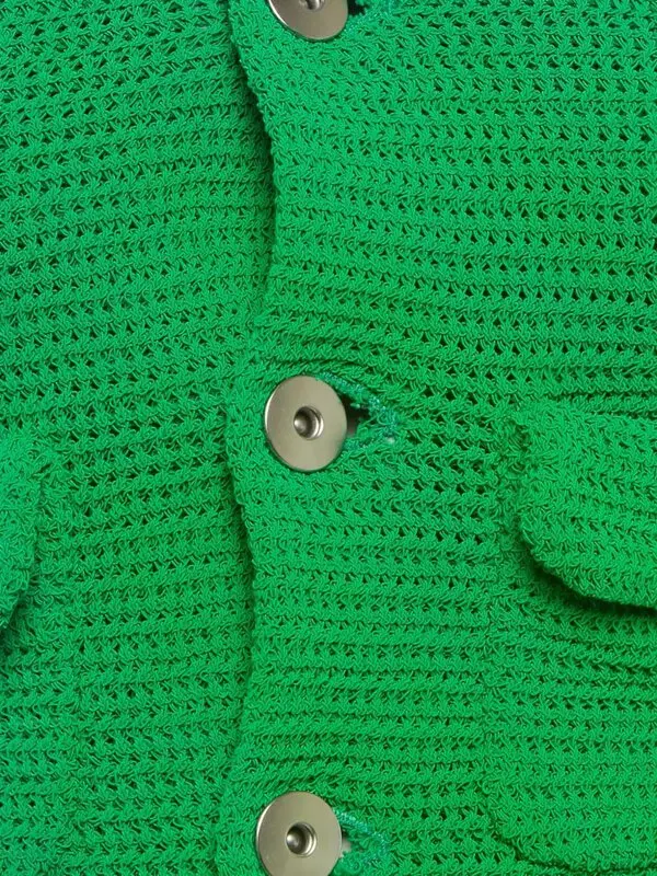 Bottega Veneta Crochet Knit Cardigan