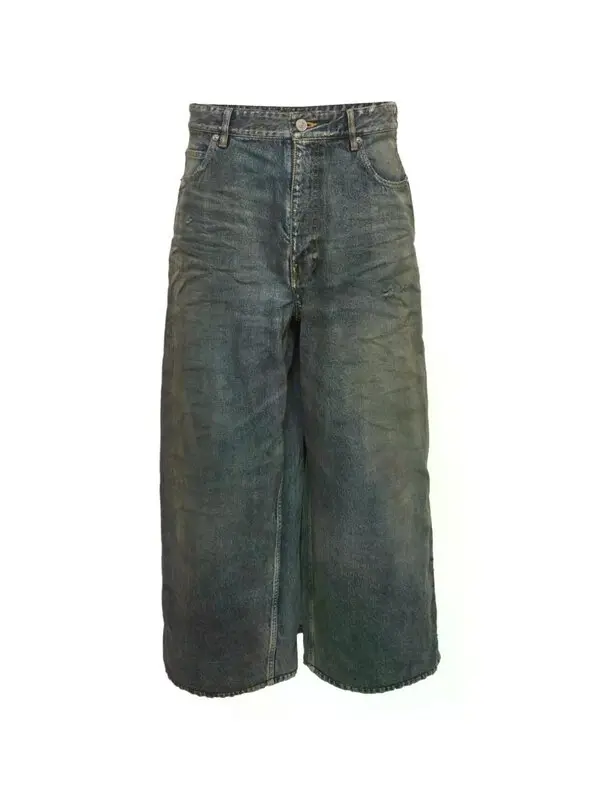 Balenciaga Apron Skirt Docking Denim Jeans