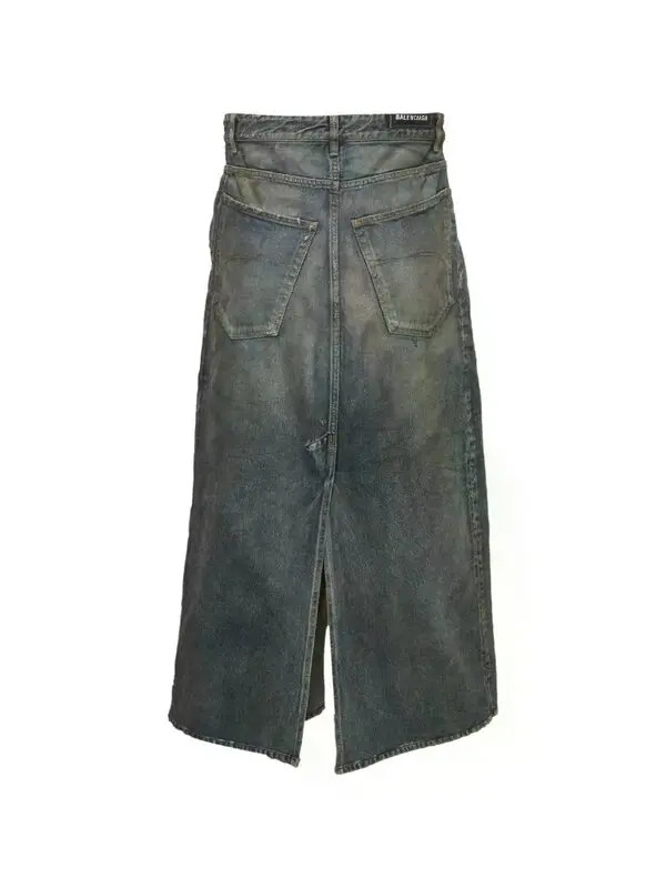 Balenciaga Apron Skirt Docking Denim Jeans