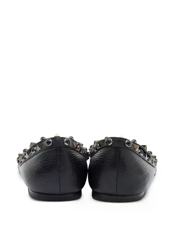 Valentino Garavani Rockstud Pointed-toe Ballet Flats