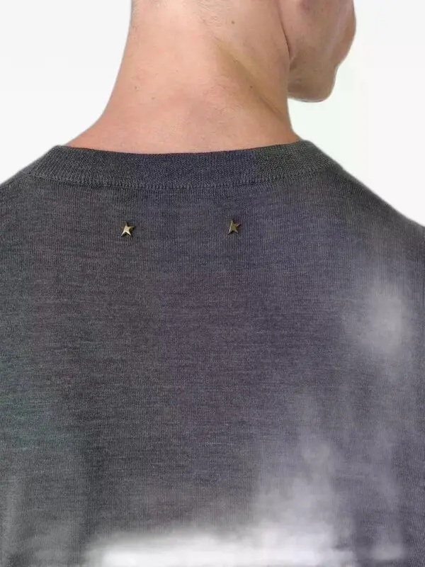 GOLDEN GOOSE Star-stud Virgin Wool Sweater
