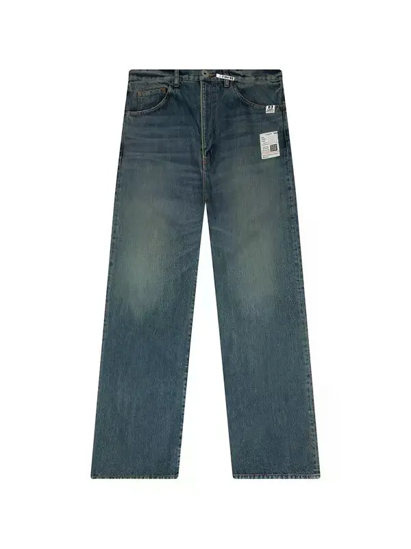 Mihara Yasuhiro Flare Tapered Jeans - Blue