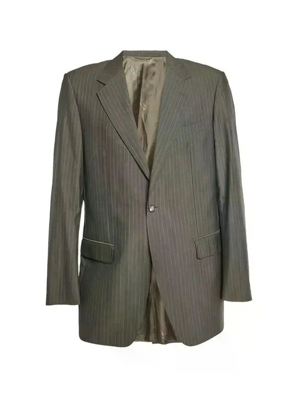 Balmain Stripe-pattern Single-breasted Blazer