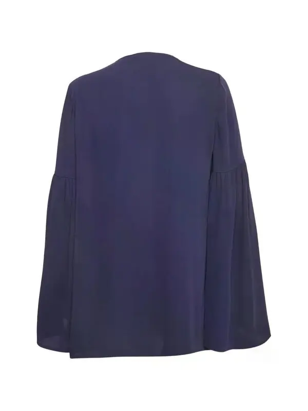 Roberto Cavalli Embellished Lace-up Blouse