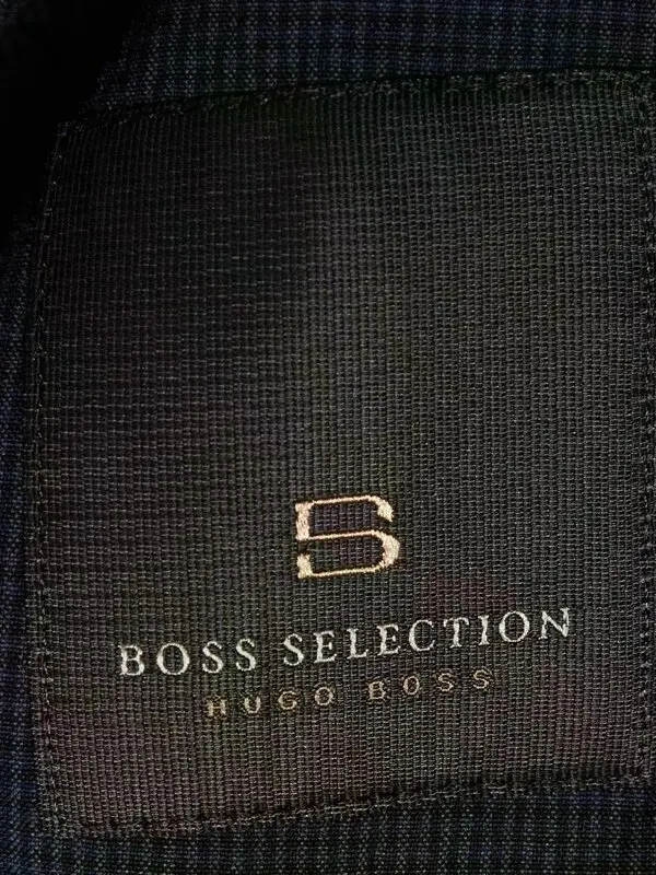 BOSS Check-pattern Blazer