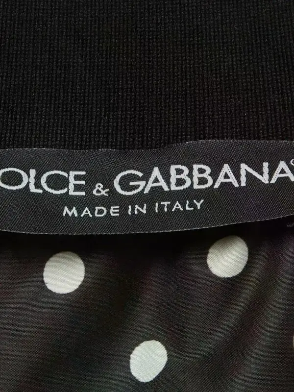 Dolce & Gabbana Polka Dot-print Bomber Jacket