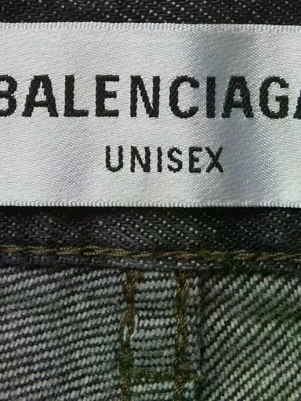 Balenciaga Distressed Straight-leg Jeans