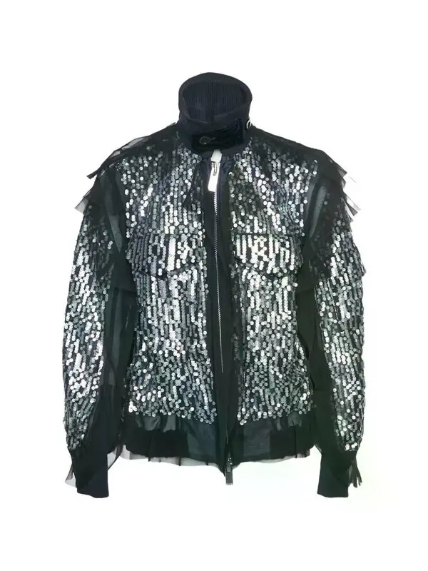 Sacai Ruffled-detail Jacket