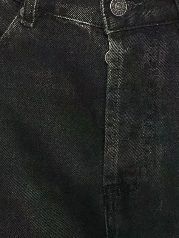 DIESEL® Wide-leg Washed Jeans