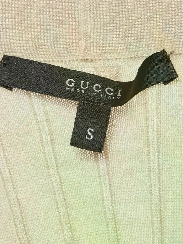Gucci Ribbed Knit Wrap Sweater
