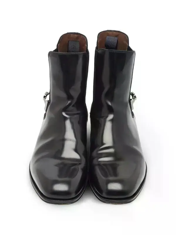 FERRAGAMO Gancini Chelsea Boots