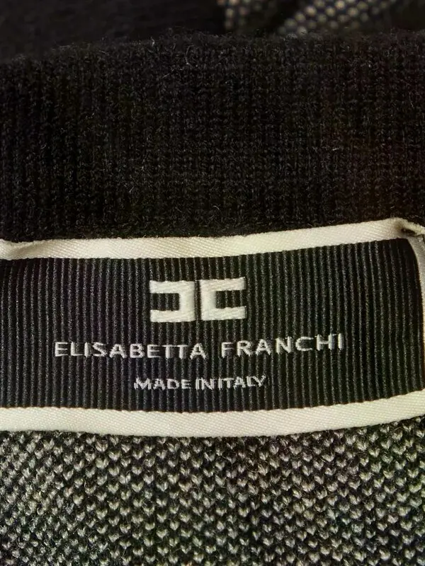Elisabetta Franchi Jacquard Knit Midi Skirt Set