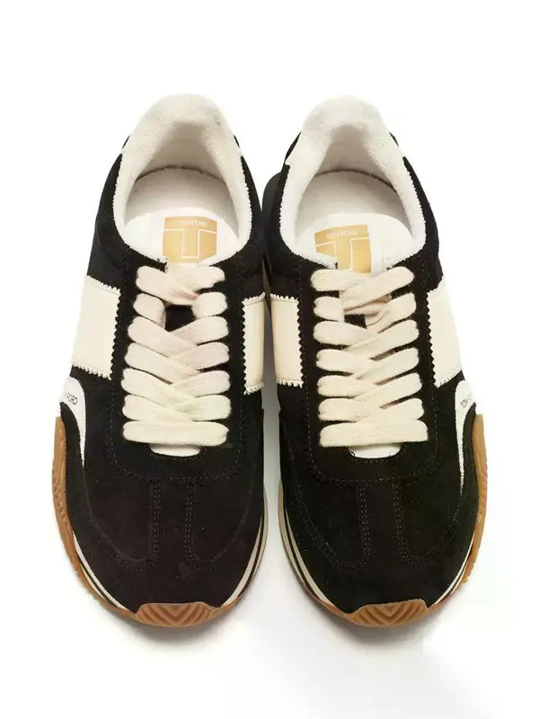 TOM FORD James Leather Low-top Sneakers