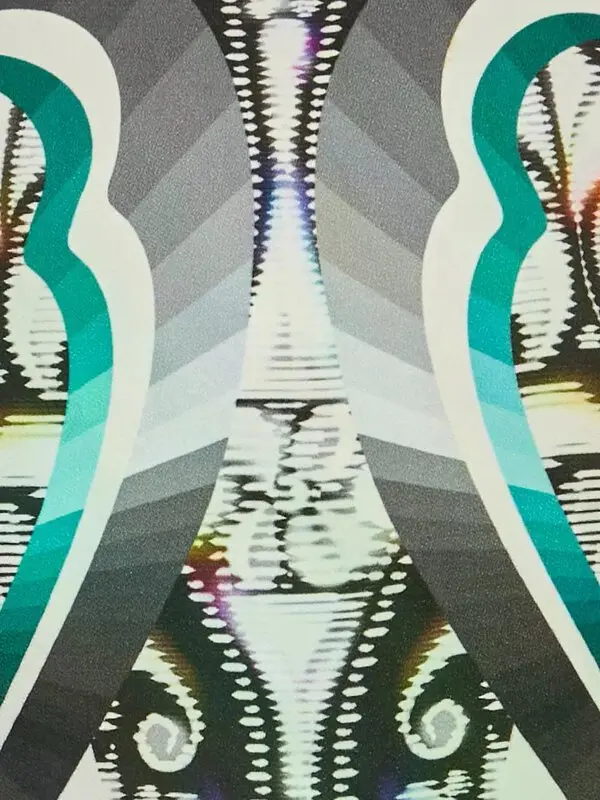 PETER PILOTTO Abstract Print Mock Neck Dress