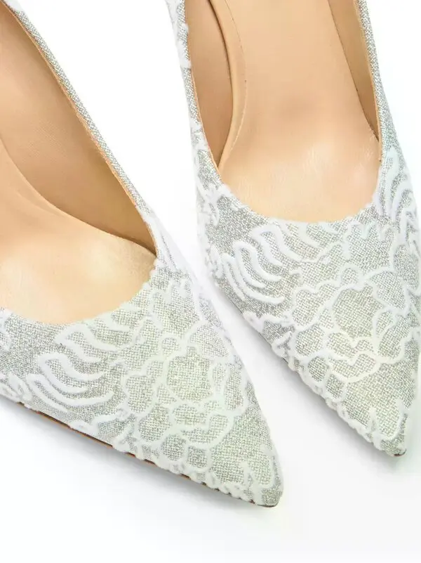 Casadei Julia Rigel Floral-flock Pumps