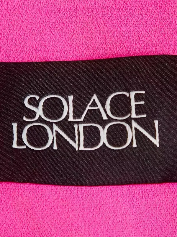 Solace London Grace Pleated Maxi Dress