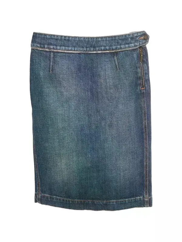 Saint Laurent Denim Mini Skirt